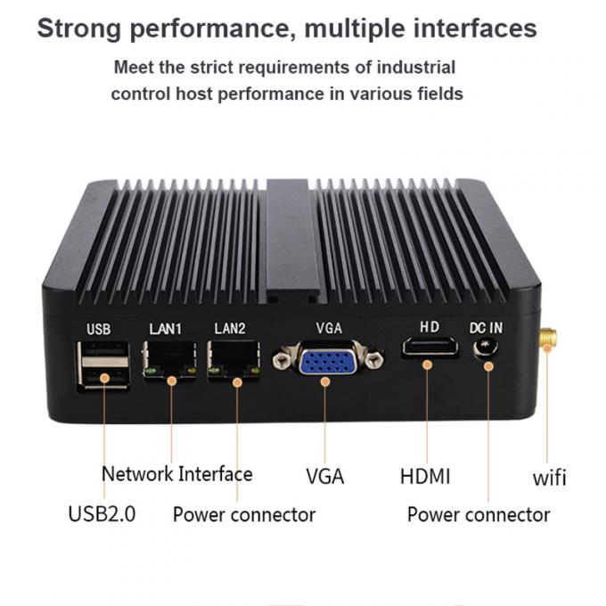 Small Size Portable Dual Lan Mini Pc With J4125 Industrial Computer Pc
