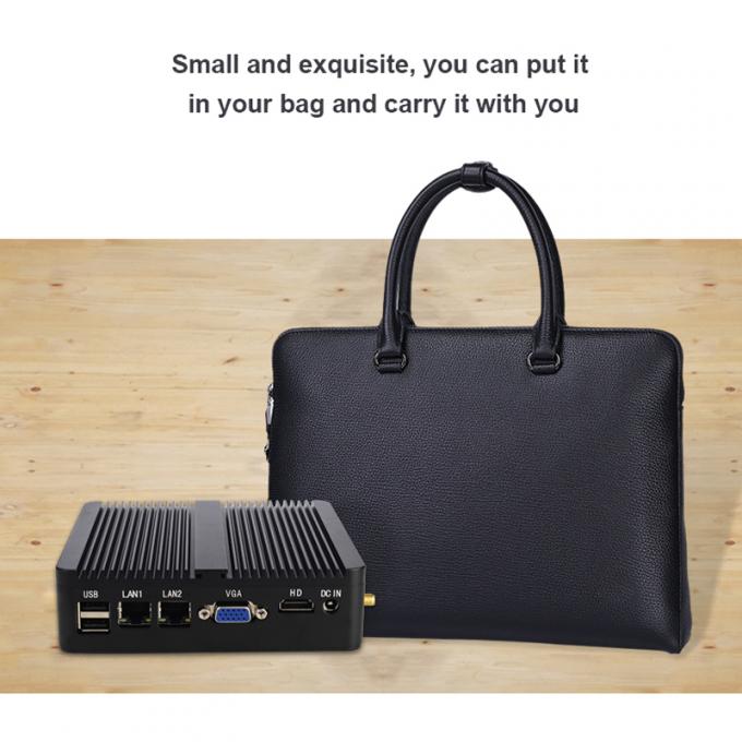 Small Size Portable Dual Lan Mini Pc With J4125 Industrial Computer Pc