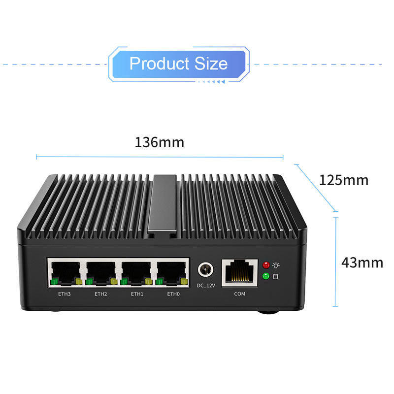fanless embedded computer Mini Pc N5105 DDR4 Support 4k Hd Mini PC High ...