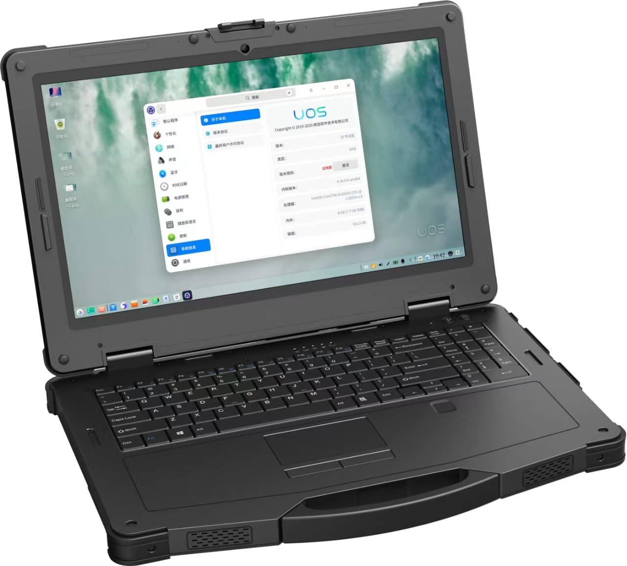 Dustproof Win 10 Fully Rugged Laptop Computers Industrial For Military